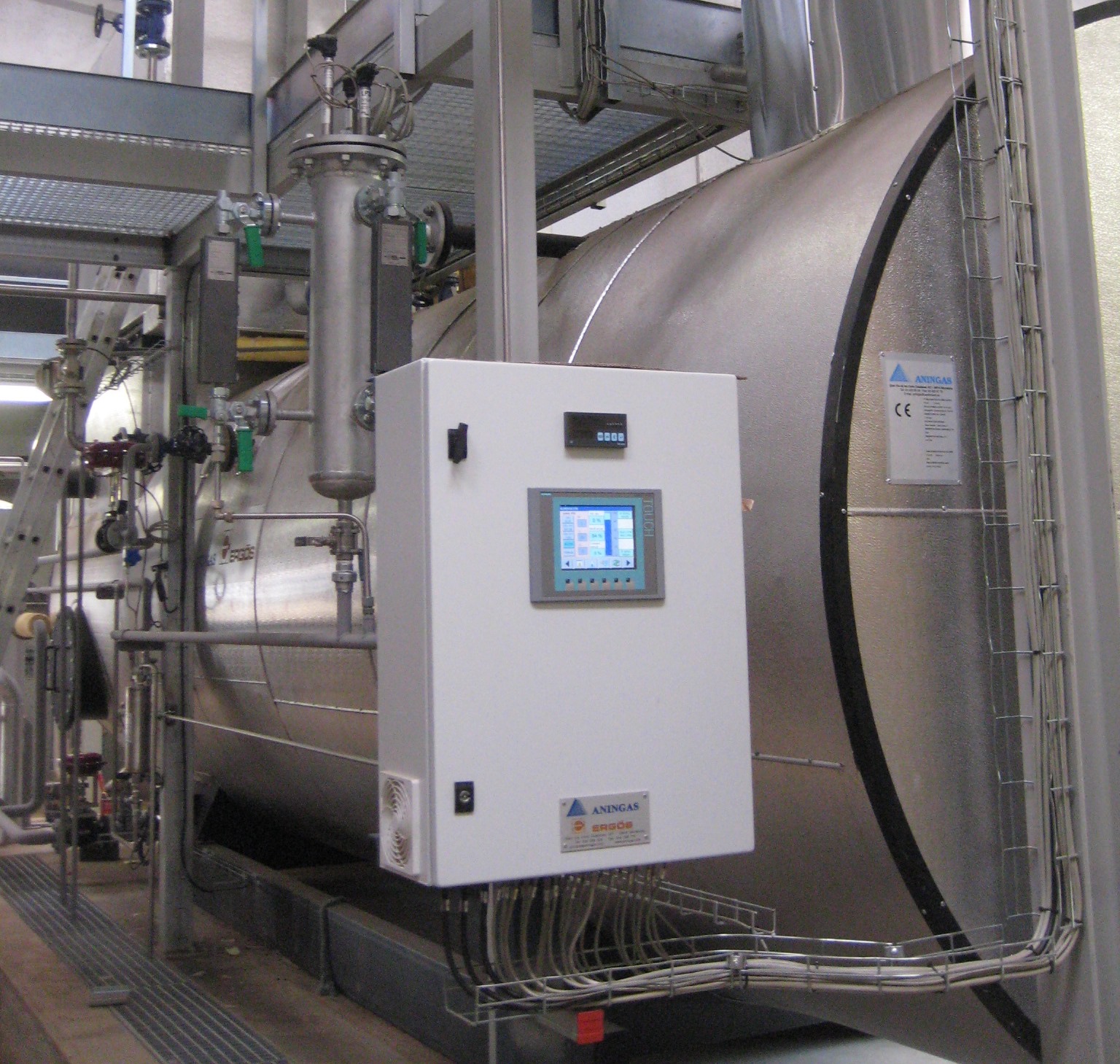 Aningas - Ergos S.A. - WASTE HEAT RECOVERY BOILERS (COGENERATION)